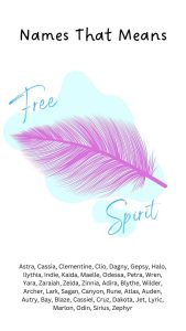100+ Names That Mean Free Spirit - Creative Nomenclature